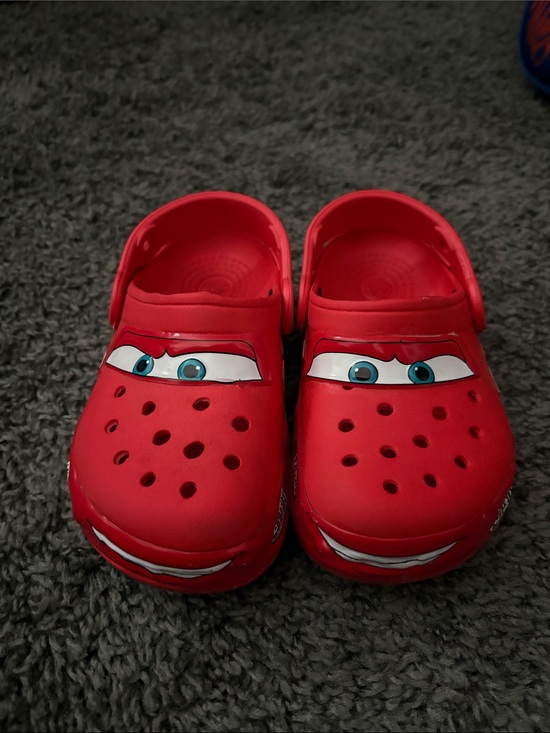 CROCS | Shoes | Crocs Kids Red Lightning Mcqueen Character Clogs | Poshmark